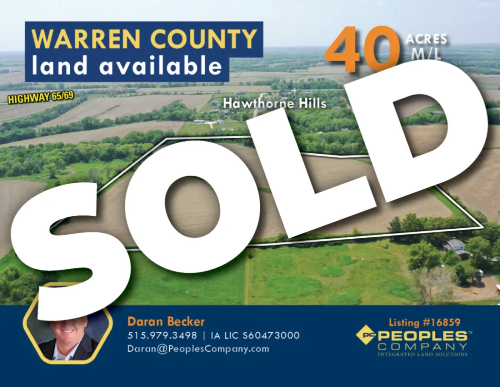 Listing #16859 - 40.06 acres in IA | Peoples Company