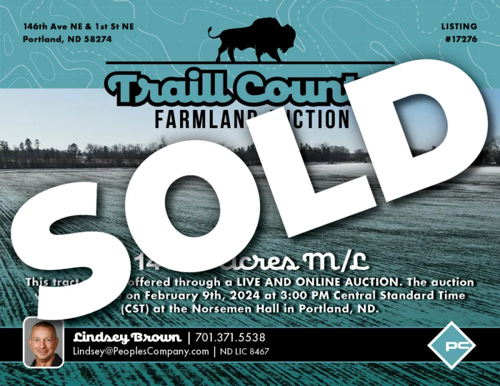 Listing #17276 - 141.61 acres in ND | Peoples Company