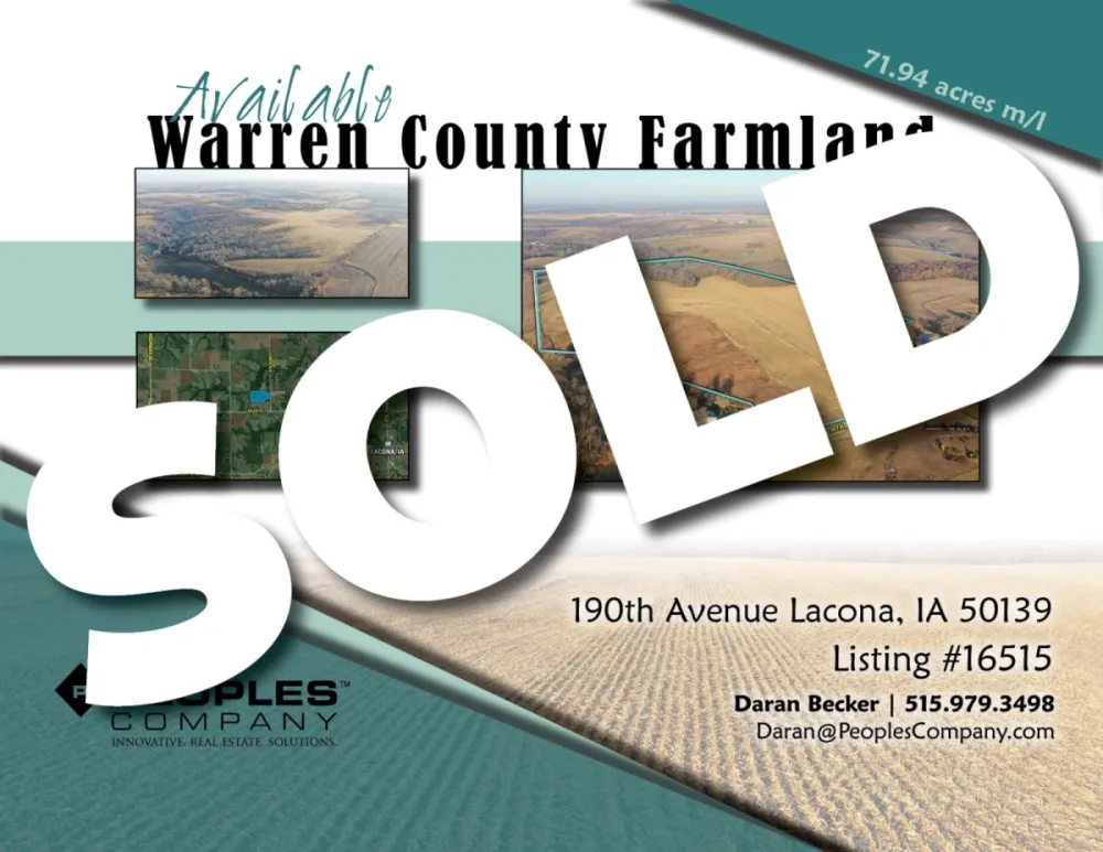 Listing #16515 - 71.94 acres in IA | Peoples Company