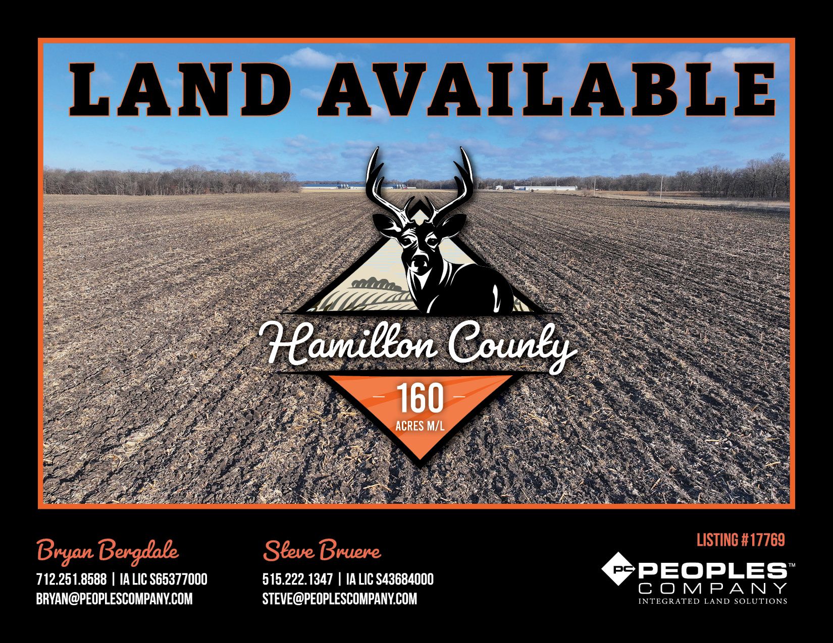 Listing #17769 - 160.00 acres in IA | Peoples Company