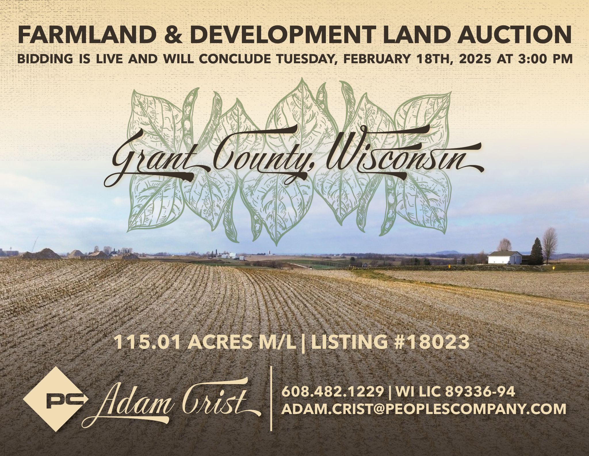 Find Your Ideal Farmland or Land Auction | Peoples Company