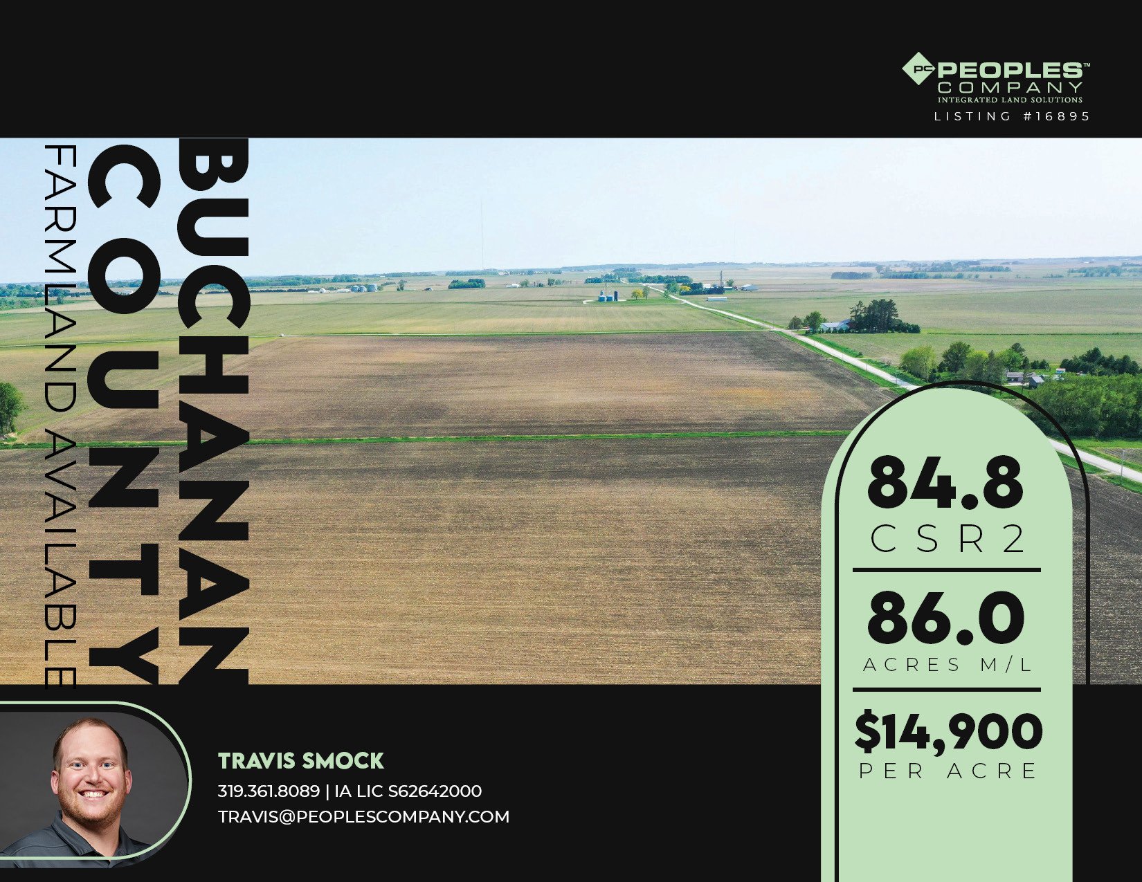Listing #16895 - 86.00 acres in IA | Peoples Company