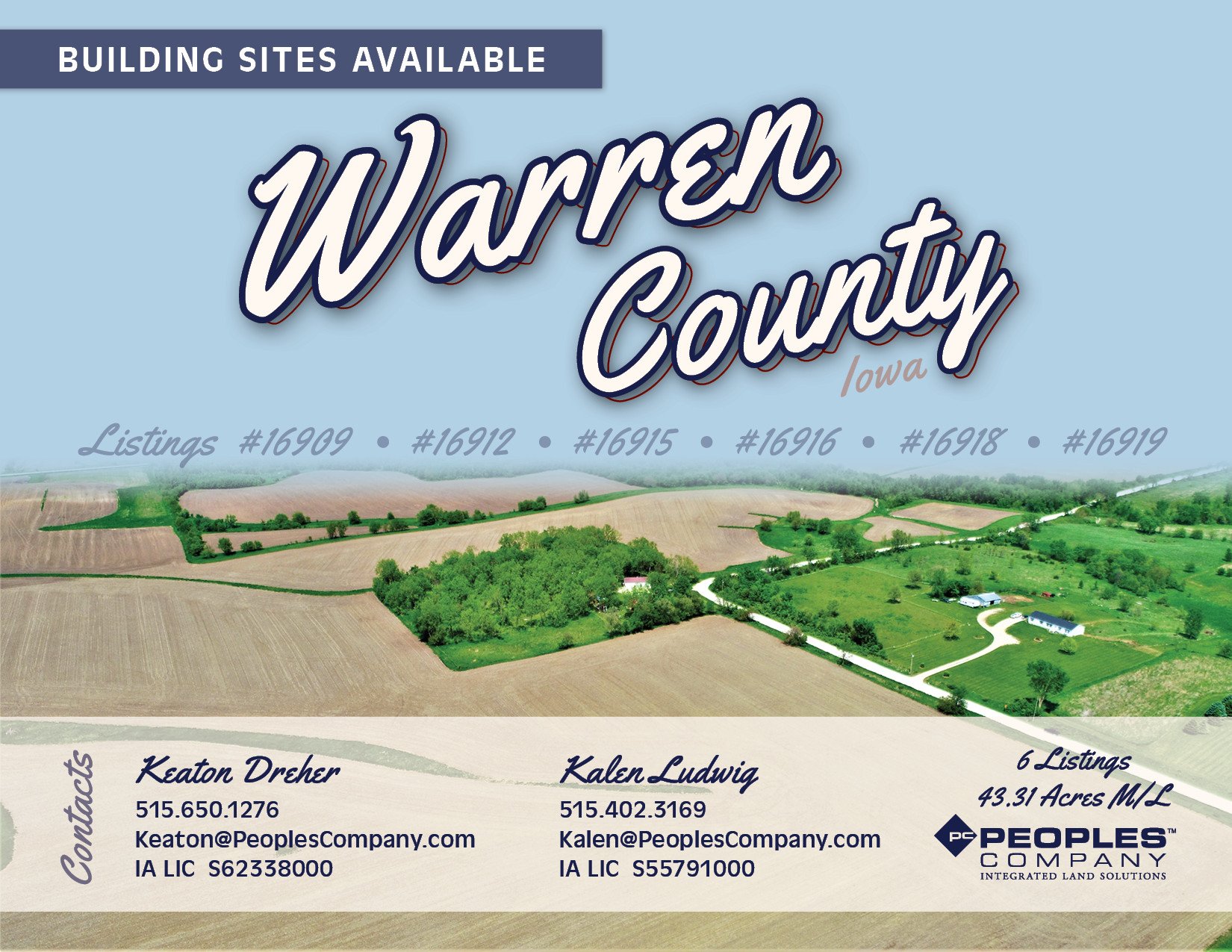 Listing #16909 - 3.05 acres in IA | Peoples Company