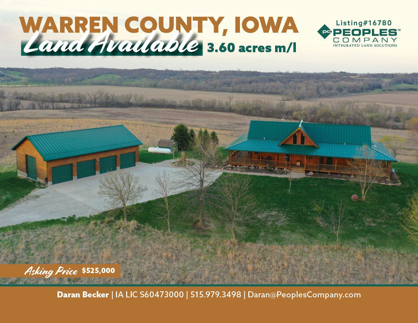 Listing #16780 - 3.60 acres in IA | Peoples Company